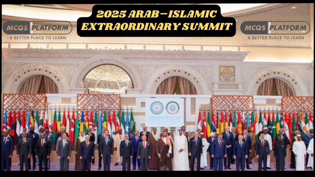 2025 Arab Islamic Extraordinary Summit | Arab Islamic Summit